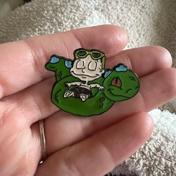 Fish | Rugrats Tommy Pickles Reptar Pool Float Enamel Pin Cartoon ...
